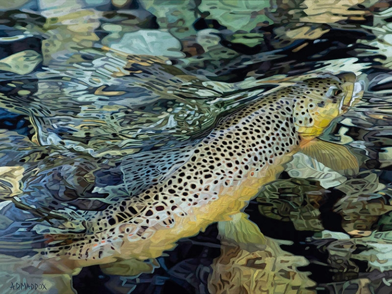 FLY FISHING ART | Fly Fishing Art | Prints | AD Maddox | Artist